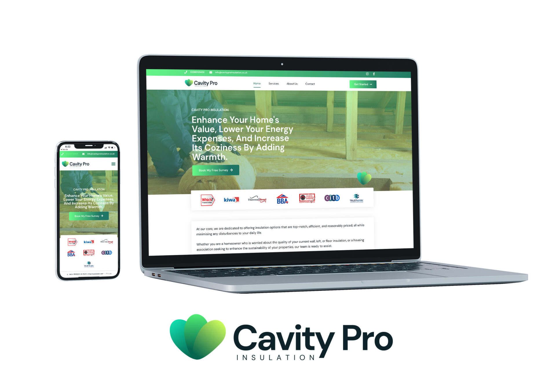 Cavity Pro Insulation - Our Work - Webbla